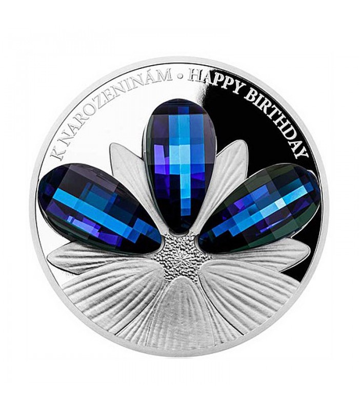 Crystal Coin - Happy Birthday
